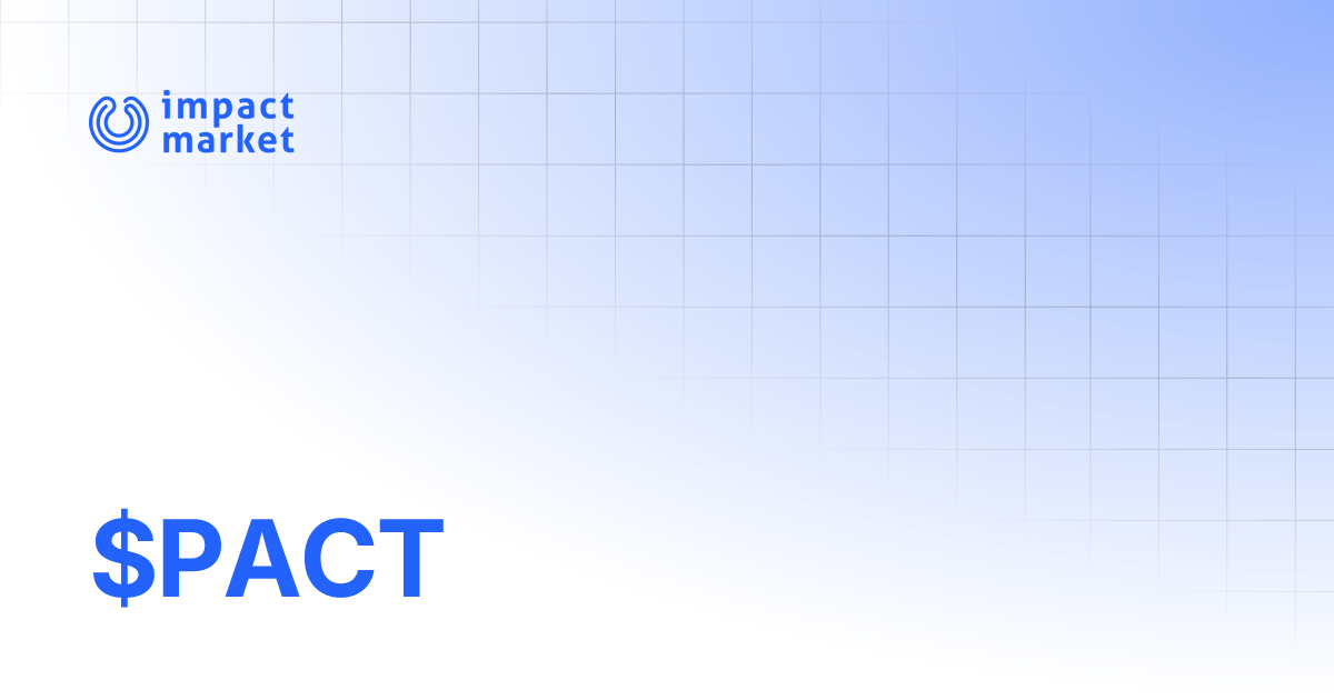 $PACT | impactMarket